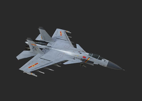 PBR 动画绑定模型-军用飞机模型库-3D Studio(.3ds)模型下载-cg模型网