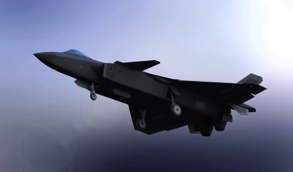 J20C 歼20C模型-军用飞机模型库-STEP(.stp)模型下载-cg模型网