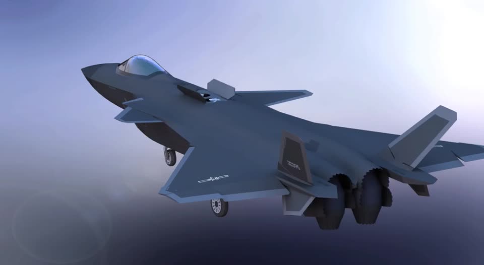 J20C 歼20C模型-军用飞机模型库-STEP(.stp)模型下载-cg模型网