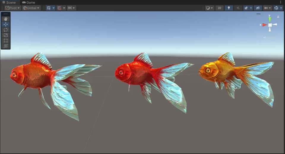 【金鱼】（带绑定源文件 动画模型-鱼类模型库-3ds Max(.max)模型下载-cg模型网