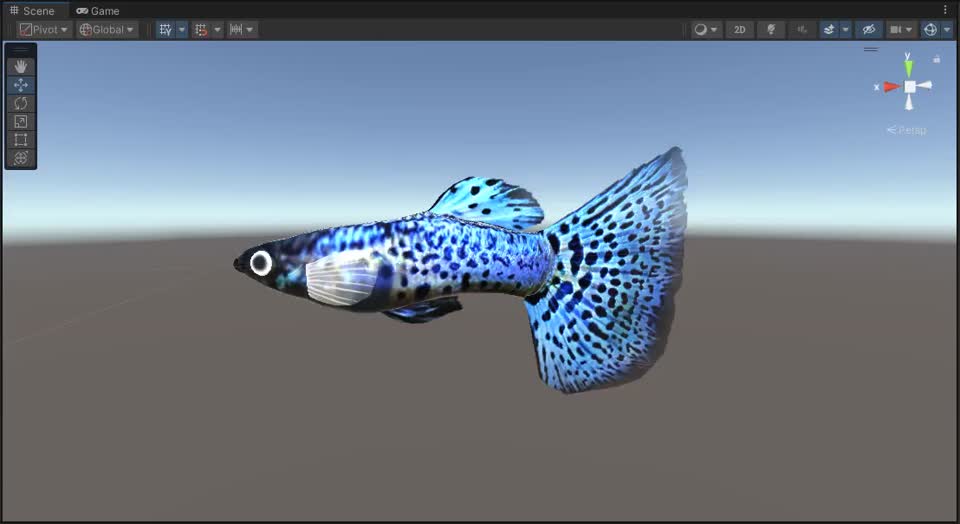 【孔雀鱼】（带绑定源文件 动画模型-鱼类模型库-3ds Max(.max)模型下载-cg模型网