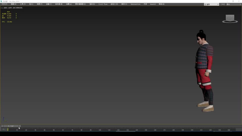 PBR汉朝秦朝武将盔甲将士军体拳操练写实模型-男人模型库-FBX(.fbx)模型下载-cg模型网