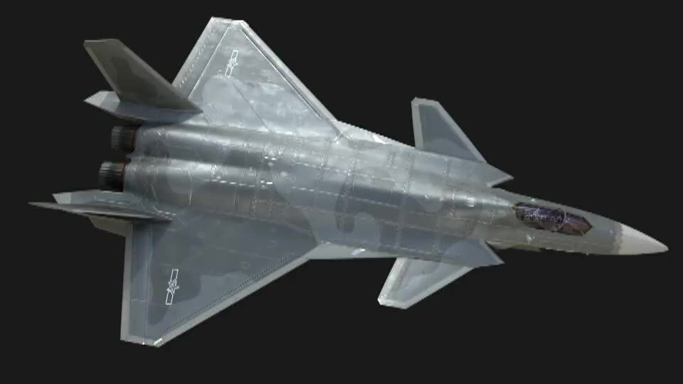 歼20 歼20B模型-军用飞机模型库-3ds Max(.max)模型下载-cg模型网