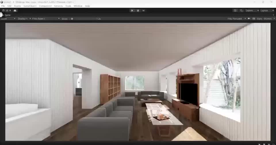 Unity室内 U3D室内工程文件模型-客厅模型库-Unity模型下载-cg模型网