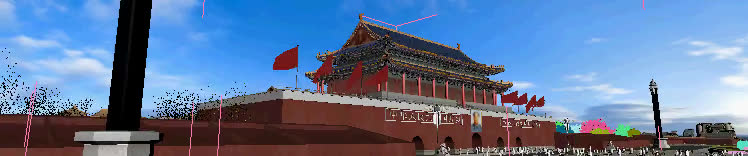 天安门 北京首都模型-现代场景模型库-3ds Max(.max)模型下载-cg模型网