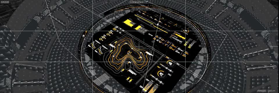 C4D 4K大屏展厅规划模型-能源矿产模型库-Cinema 4D(.c4d)模型下载-cg模型网