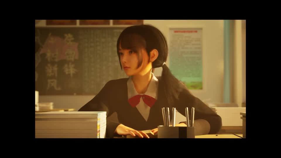 4K可爱JK女生+43个动画+UE5教室 面部捕捉渲染工程模型-女人模型库-Unreal Engine模型下载-cg模型网