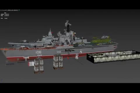 苏联1123型 莫斯科级模型-军舰模型库-3ds Max(.max)模型下载-cg模型网