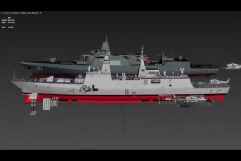 中国054B护卫舰模型-军舰模型库-3ds Max(.max)模型下载-cg模型网
