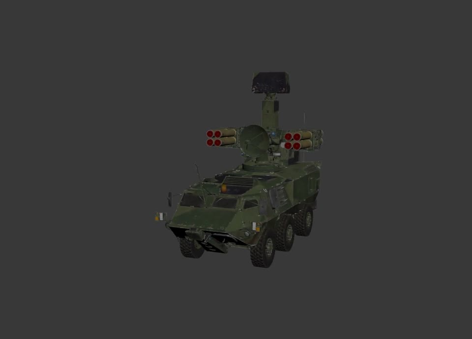 防空导弹车 ItO90M 装甲运输车 步战车 榴弹炮模型-装甲车／坦克模型库-3ds Max(.max)模型下载-cg模型网