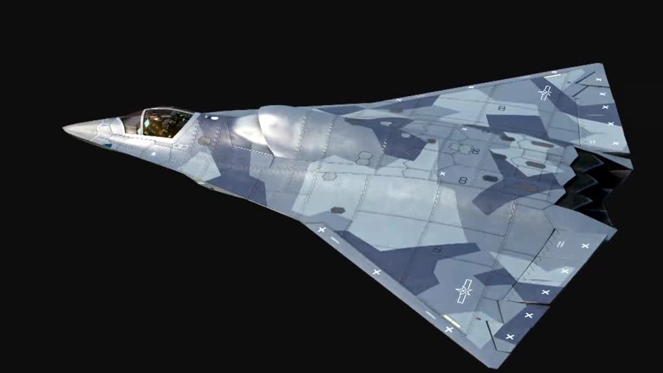 成飞六代机 歼36模型-军用飞机模型库-3ds Max(.max)模型下载-cg模型网