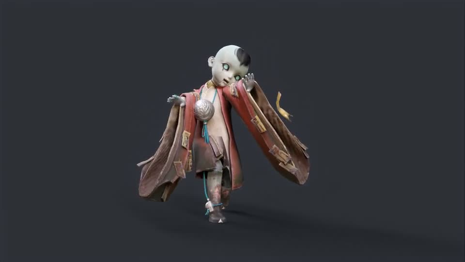 次世代材质小鬼 鬼童模型-异形怪物模型库-FBX(.fbx)模型下载-cg模型网