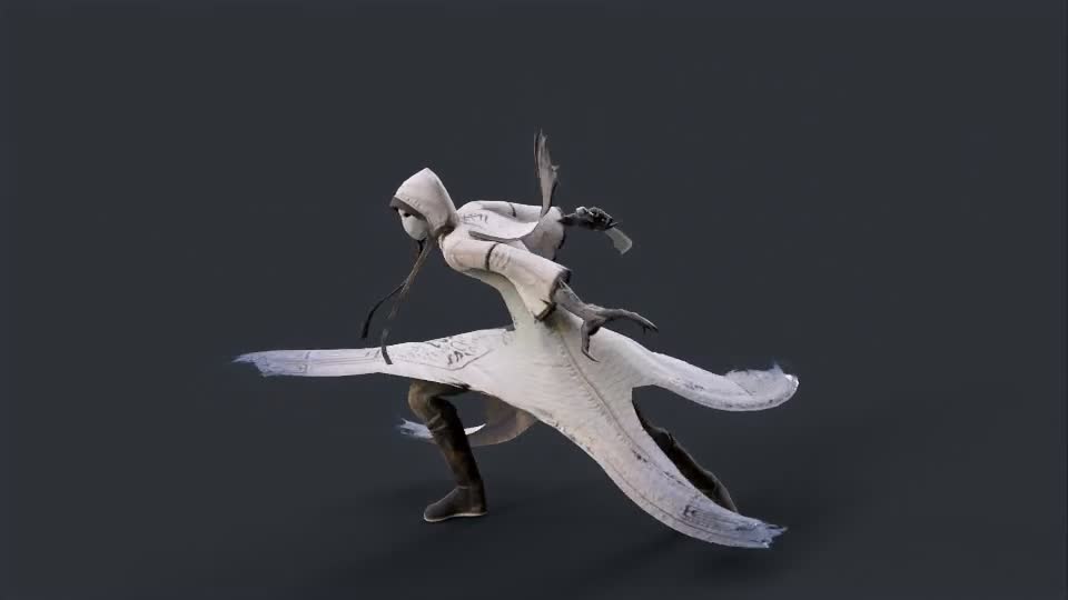 次世代材质鬼差 鬼怪模型-异形怪物模型库-FBX(.fbx)模型下载-cg模型网