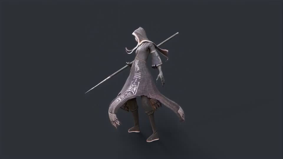 次世代材质鬼差 鬼怪模型-异形怪物模型库-FBX(.fbx)模型下载-cg模型网