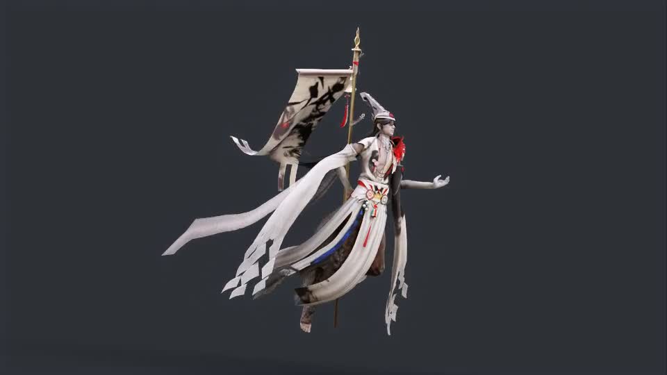 次世代材质鬼差 阴兵模型-异形怪物模型库-FBX(.fbx)模型下载-cg模型网